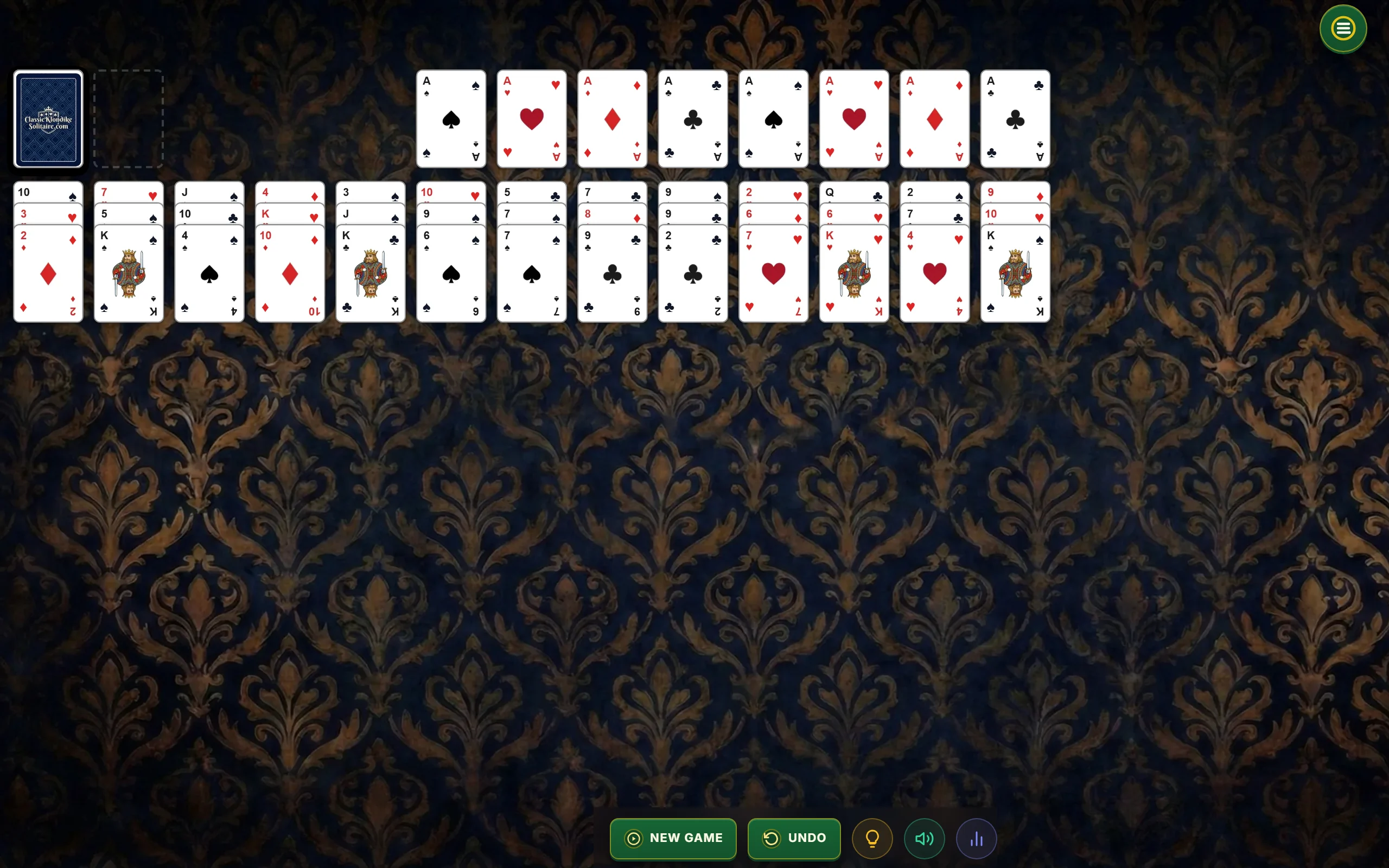 Free Solitaire Games Online - Classic Klondike Solitaire
