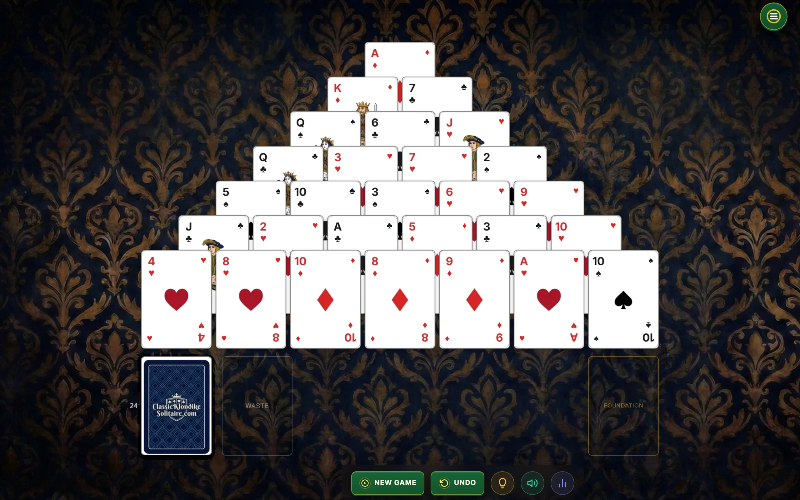Free Solitaire Games Online - Classic Klondike Solitaire